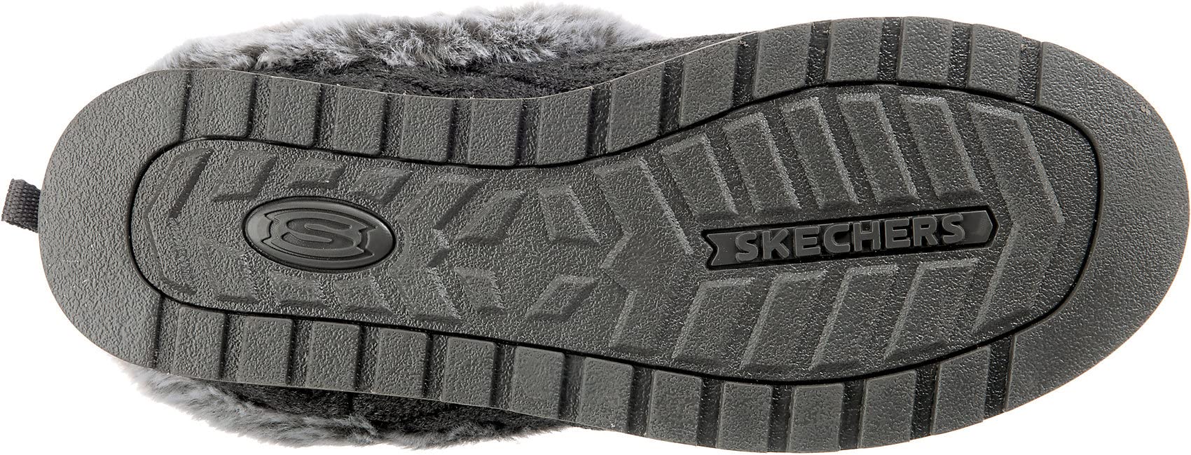 Skechers BOBS Women's Keepsakes - Ice Angel Slipper, Charcoal, 6.5 M US