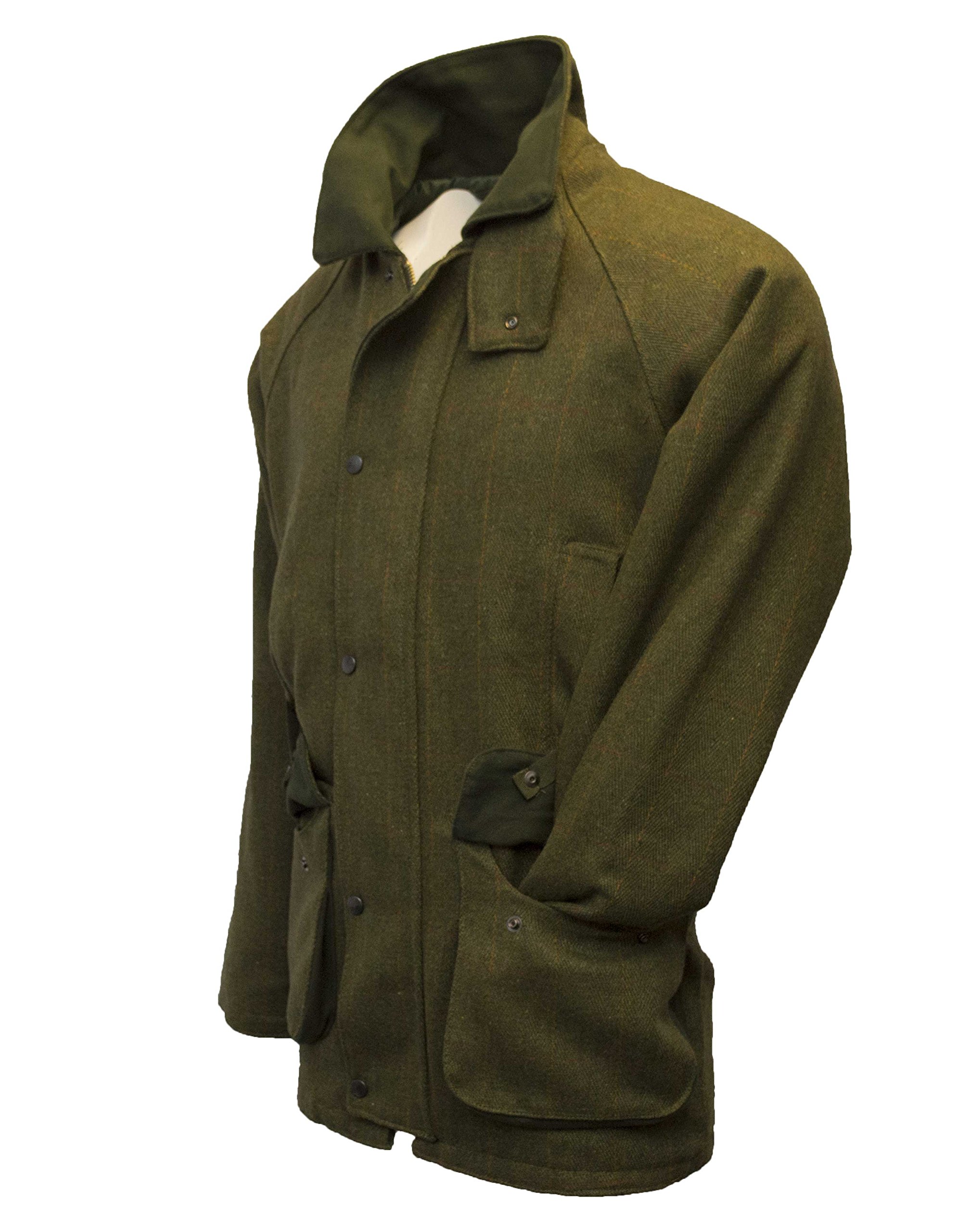Walker and Hawkes Men's Derby Tweed Shooting Hunting Country Jacket Small Dark Sage