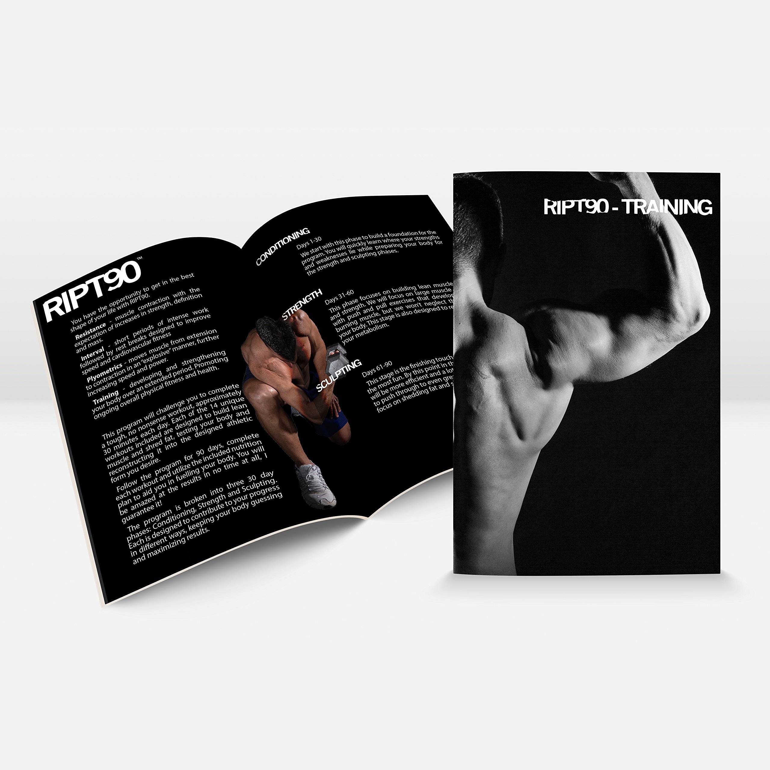 RIPT90: 90 Day 14-DVD Workout Program with 14 Exercise Videos Training Calendar