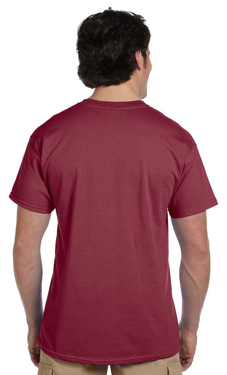 Hanes Unisex 50/50 T-Shirt,HEATHER NAVY,L