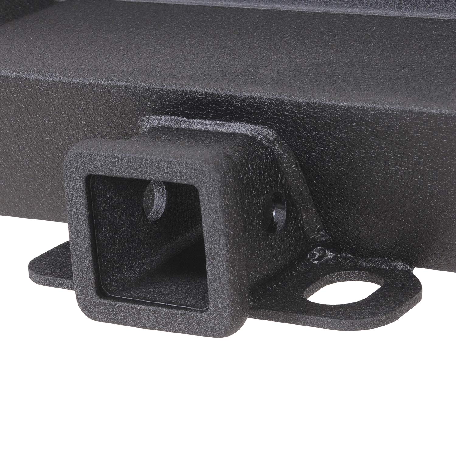 EAG Rear Bumper with 2"Hitch Receiver Fit for 07-18 Wrangler JK Offroad