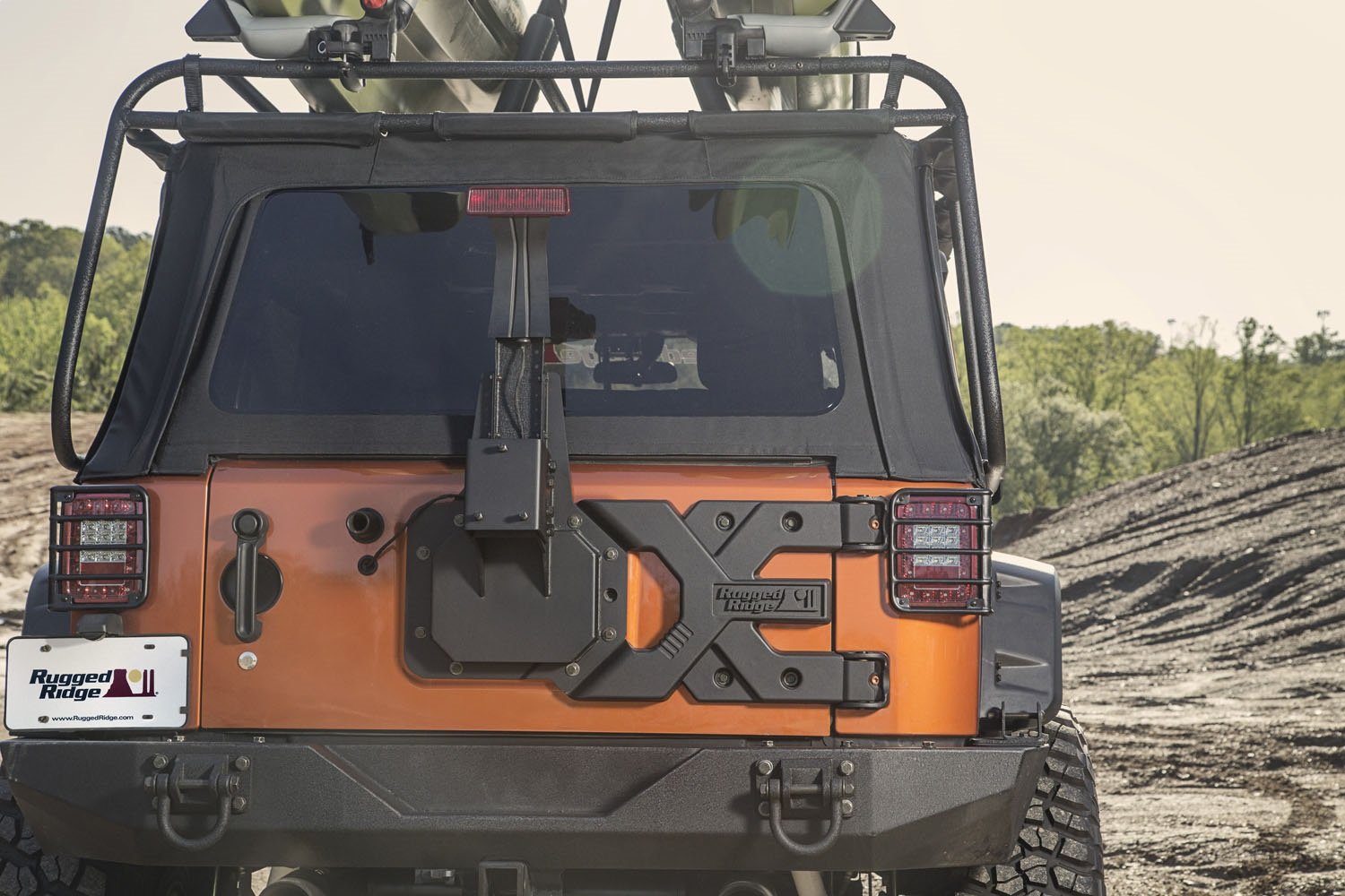 Rugged Ridge | HD Tire Carrier Kit | 11546.50 | Fits 2007-2018 Jeep Wrangler JK