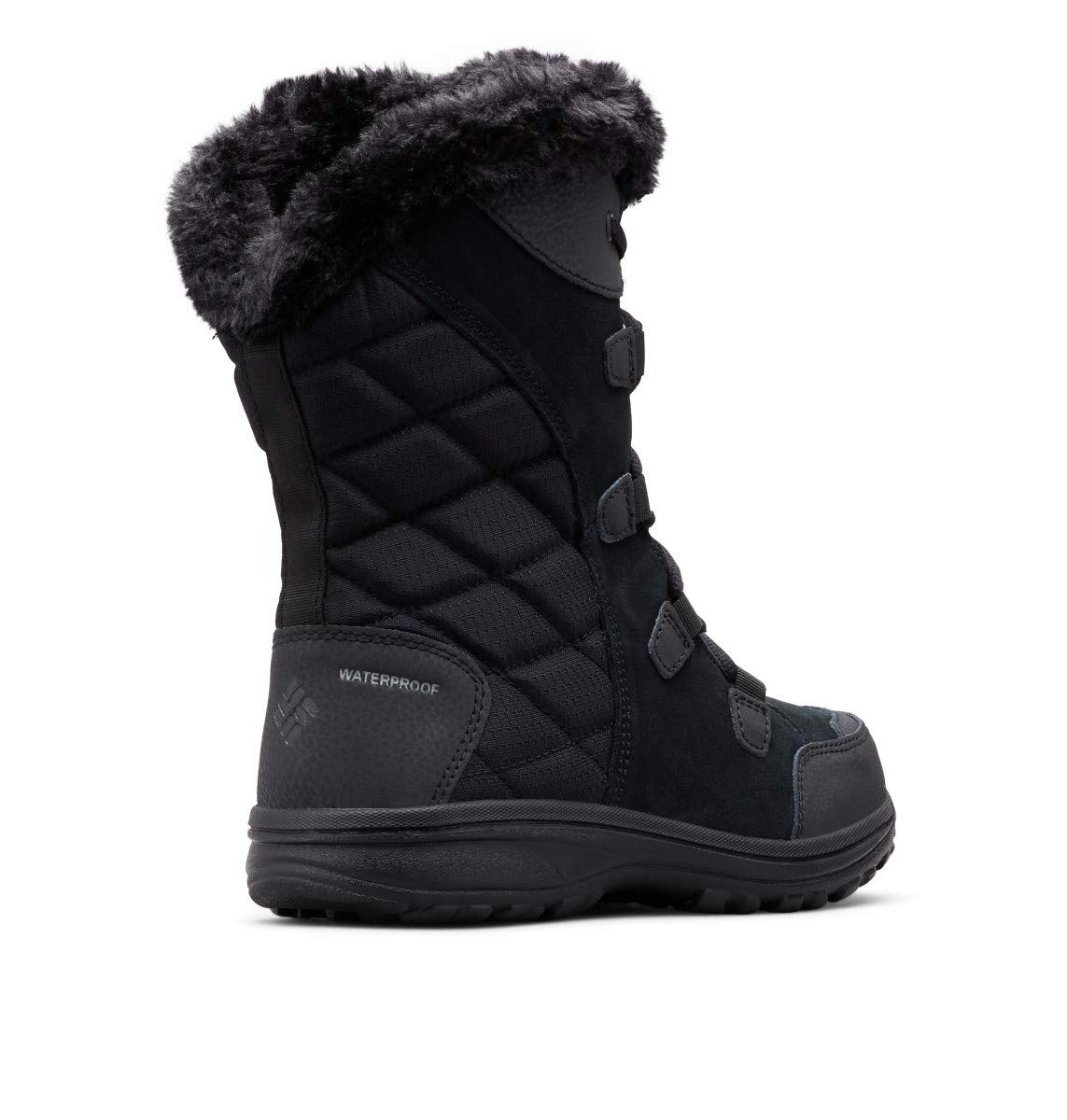 Columbia Women's Ice Maiden II Snow Boot, Black/Columbia Grey, 10 M US