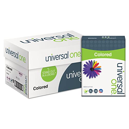 Universal 11212 Colored Paper, 20lb, 8-1/2 x 11, Orchid, 500 Sheets/Ream, UNV11212