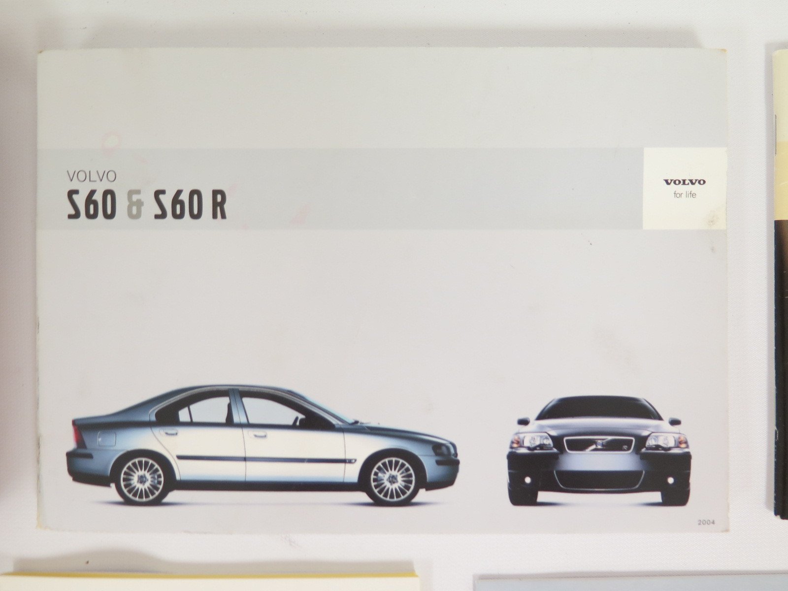VOLVO 2004 S60 & S60R ORIGINAL OWNERS MANUAL KIT