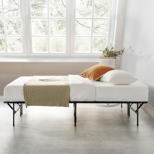 Best Price Mattress New Innovated Box Spring Platform Metal Bed Frame / Foundation, California King
