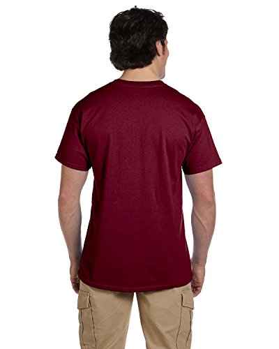 Fruit of the Loom 5 Oz, 100% Heavy Cotton HD T-Shirt, Medium, Maroon