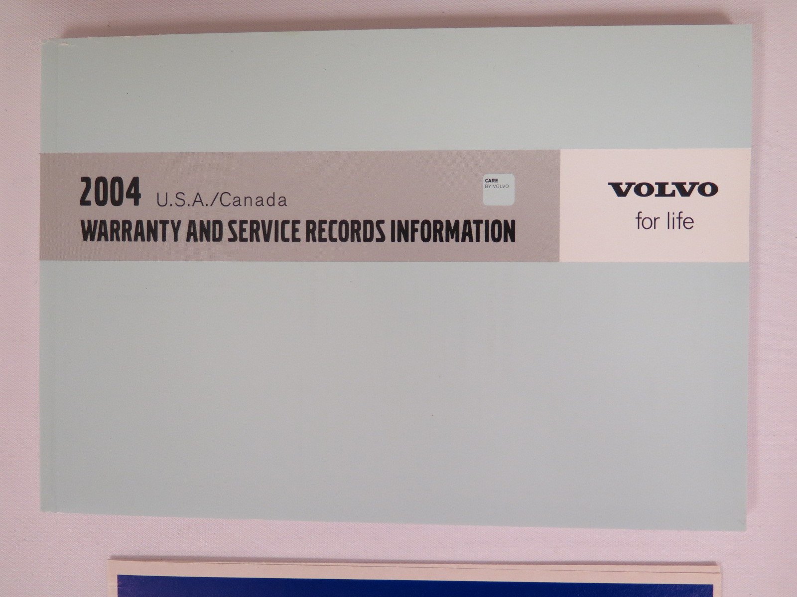 VOLVO 2004 S60 & S60R ORIGINAL OWNERS MANUAL KIT