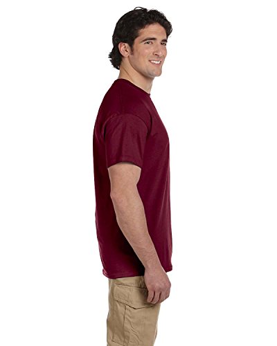 Fruit of the Loom 5 Oz, 100% Heavy Cotton HD T-Shirt, Medium, Maroon