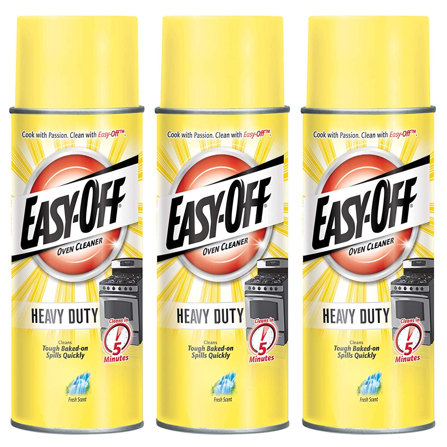 Easy Off Oven Cleaner 14.5Oz Aerosol Can (Pack of 3)