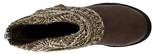 MUK LUKS Women's Patti Fashion Ankle Boots, Brown, 10 M US
