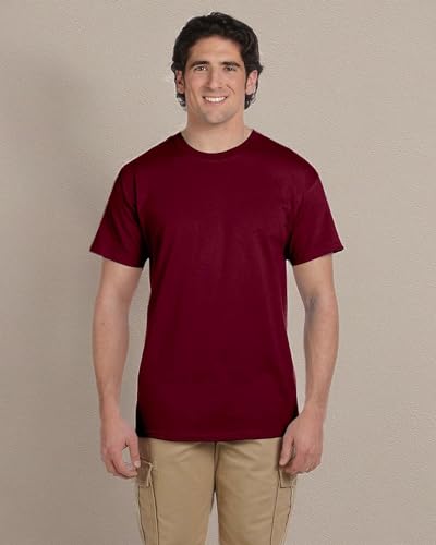 Fruit of the Loom 5 Oz, 100% Heavy Cotton HD T-Shirt, Medium, Maroon