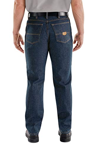 Red Kap Men's Classic Rigid Jean, Rigid Denim, 50x32