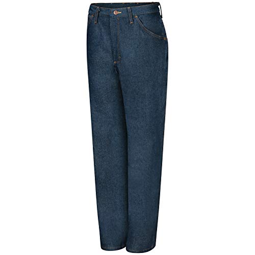 Red Kap Men's Classic Rigid Jean, Rigid Denim, 50x32