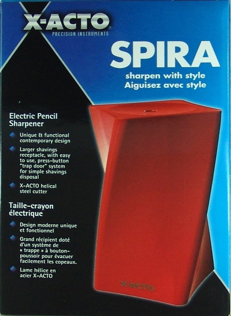 X-Acto Spira Electric Pencil Sharpener - Red