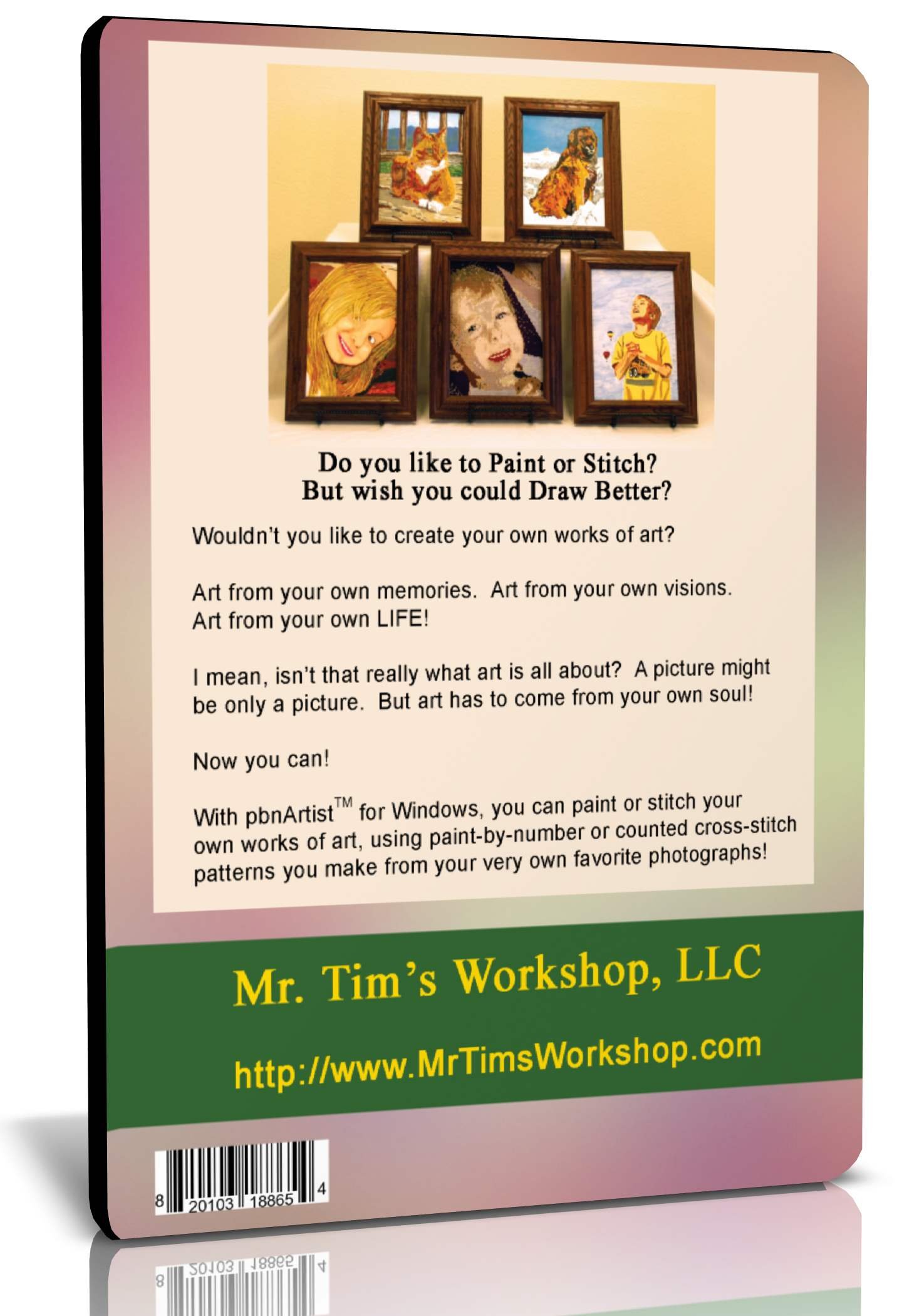 pbnArtist Advanced for Windows - Create Paint By Numbers, Cross Stitch and Coloring Pages from your Favorite Photographs
