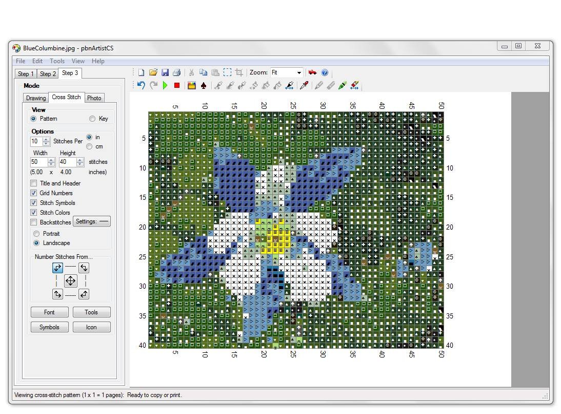 pbnArtist Advanced for Windows - Create Paint By Numbers, Cross Stitch and Coloring Pages from your Favorite Photographs