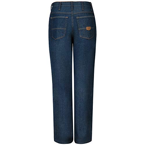Red Kap Men's Classic Rigid Jean, Rigid Denim, 50x32