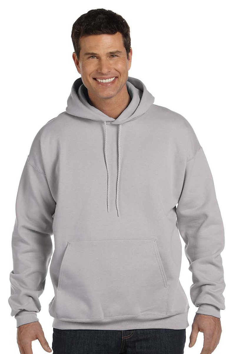 Hanes Men's Big and Tall Ultimate Cotton Heavyweight Pullover Hoodie Sweatshirt, Light Steel, 3X-Large
