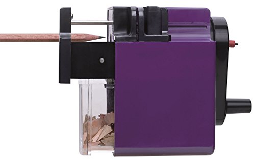 Swordfish 40305 OmniPoint Mechanical Versatile Manual Pencil Sharpener, 8-12 mm - Purple