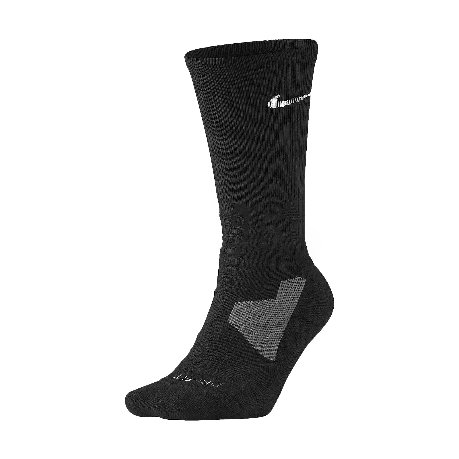 Nike Hyper Elite Crew Basketball Socks Black/White Size Small