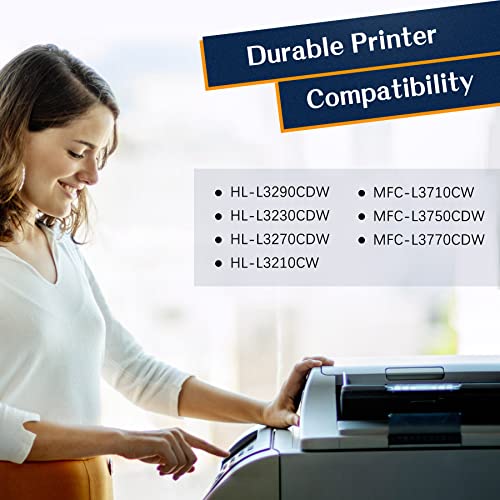 ColorKing Compatible Toner Cartridge Replacement for Brother TN227 TN-227 TN227BK TN223 TN223BK for MFC-L3750CDW HL-L3210CW HL-L3290CD HL-L3230CDW MFC-L3770CDW Toner (TN227BK/C/M/Y High Yield, 4 Pack)