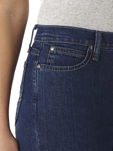 Wrangler womens Real Wrangler Classic Fit Mid Rise Boot Cut jeans, Casted Blue Indigo, 12 1 US