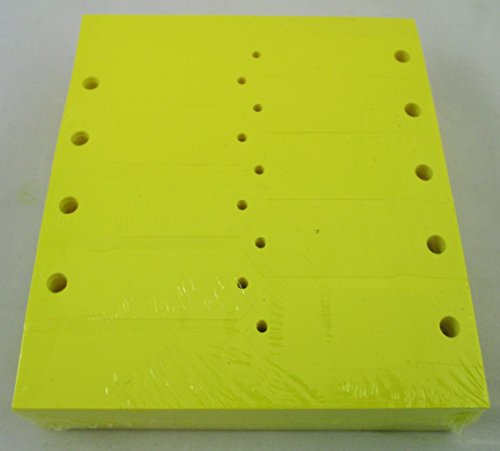 YELLOW Self-Locking Arrow Key Tags (1,000 per pack) Size 4 1/2" X 3/4" (YELLOW)