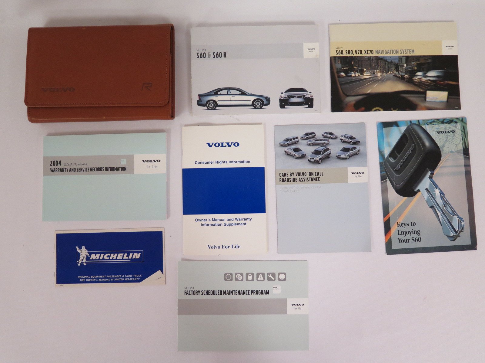 VOLVO 2004 S60 & S60R ORIGINAL OWNERS MANUAL KIT