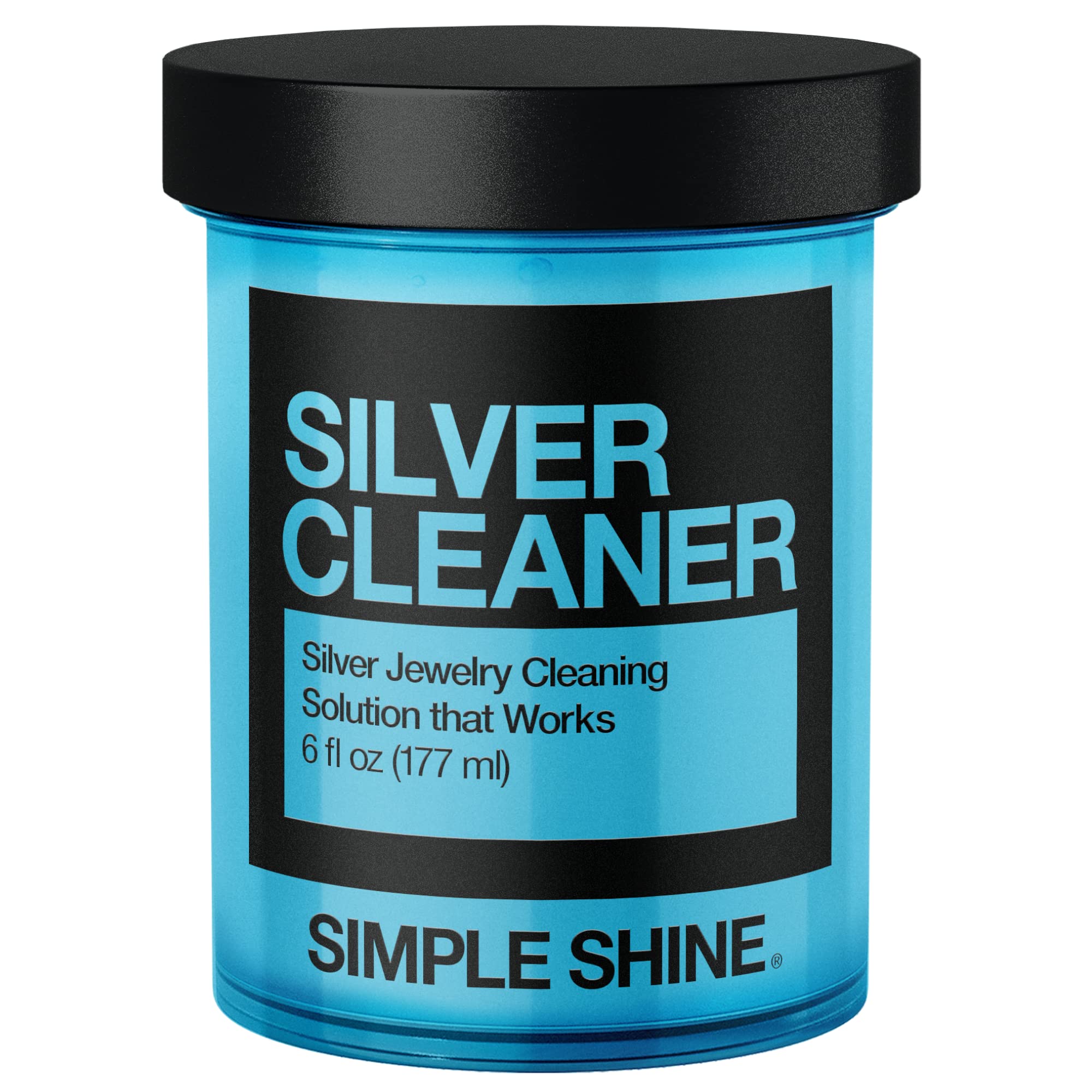 Sterling Silver Jewelry Cleaner | Silver Jewelry Cleaner Solution Dip, Dip Tray, Sterling Silver Cleaner, Jewelry Tarnish Silver Polishing for Jewelry and Ring Cleaner