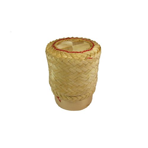 Thai Lao Sticky Rice Single Serving Bamboo Basket 3.5 Inch By Inspirepossible