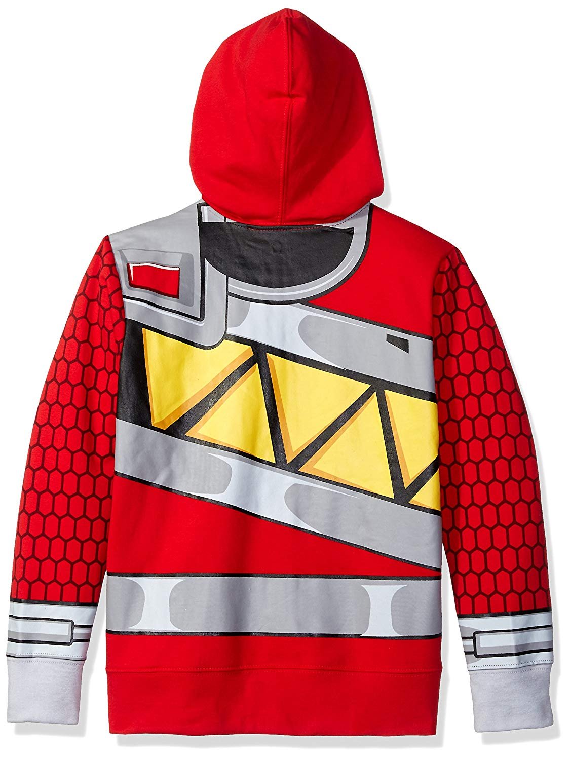 Power Rangers Little Boys Red Ranger Dino Charge Costume Hoodie, Small - 4