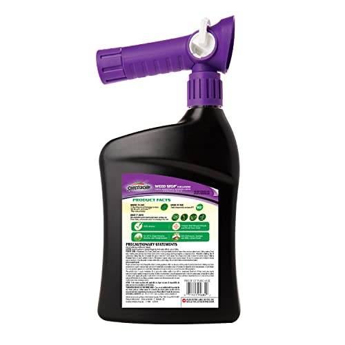 Spectracide Weed Stop For Lawns For St. Augustine & Centipede Lawns Concentrate, Ready-to-Spray, 32-Ounce, 6-Pack, Clear