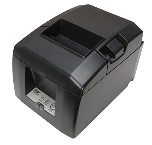 Star Micronics TSP654IIBi (TSP650II Series) Bluetooth Thermal Receipt Printer, Black - Bluetooth Connectivity - 11.8 IPS, 203 dpi, 3.15" Max Print Width, Auto Cutter, Monochrome - YKGAV
