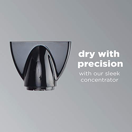 INFINITIPRO BY CONAIR Hair Dryer, 1875W Salon Performance AC Motor Hair Dryer, Conair Blow Dryer, Black