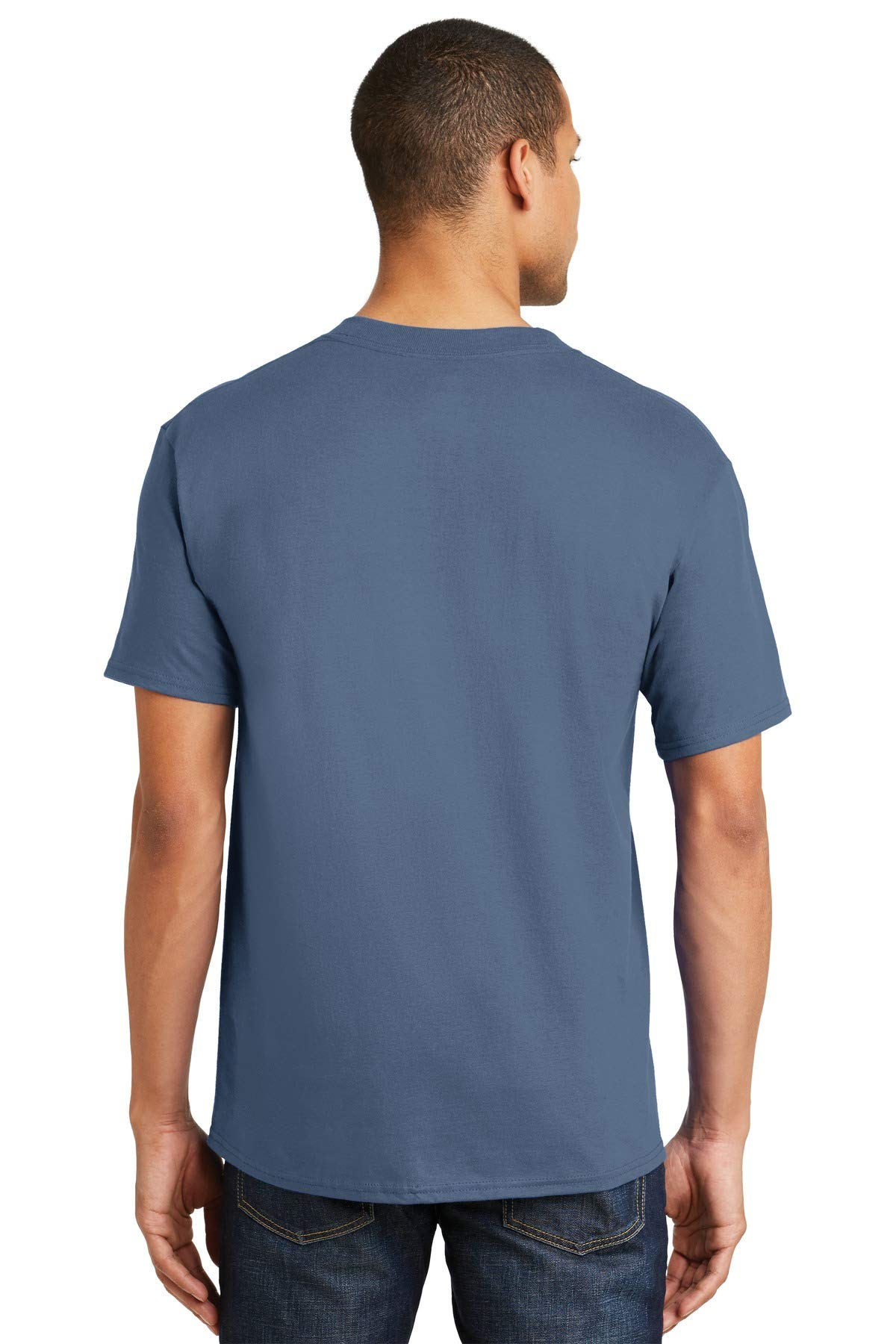 By Hanes Beefy-T Adult Short-Sleeve T-Shirt_Denim_XL
