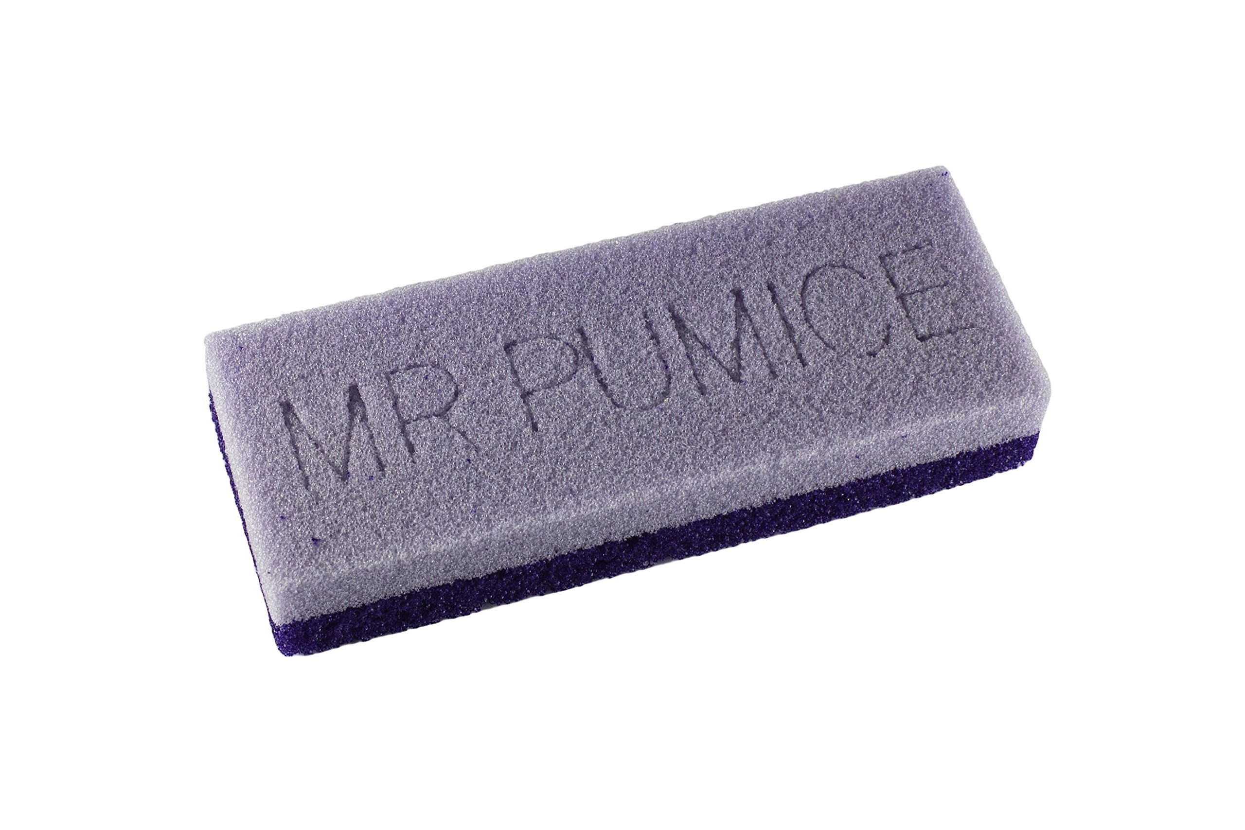 Mr. Pumice Ultimate PUMI Bar (Single): 2-in-1 Callus Remover, Pedicure Stone & Ped File Scrubber for Smooth Feet and Heels, Dual-Grit (Medium + Coarse) (8 Bars)