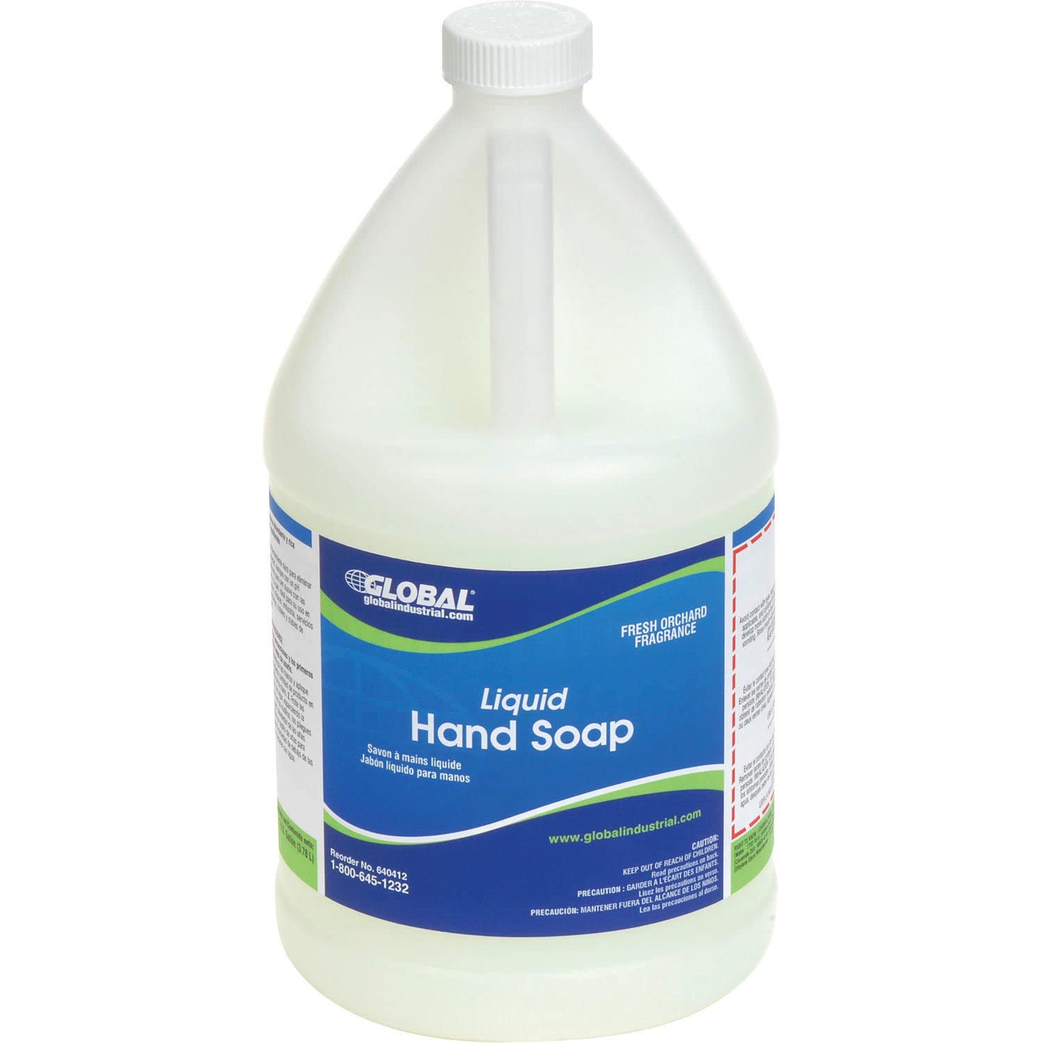 Global Industrial Liquid Hand Soap, 1 Gallon Bottle, 4/Bottles