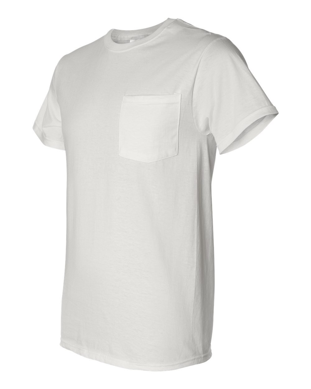 Fruit of the Loom 5 oz., 100% Heavy Cotton HD Pocket T-Shirt (3931P)- WHITE,2XL
