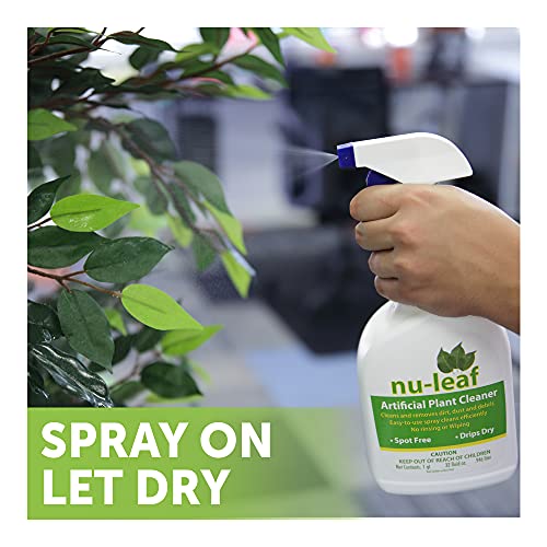 Nudell Nu-Leaf Spray & Drip-Dry Artificial Tree and Silk Plant Cleaner 32 FL.OZ (T9996)
