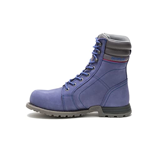 Cat Footwear Women's Echo Waterproof Steel Toe Work Boot, Marlin, 10