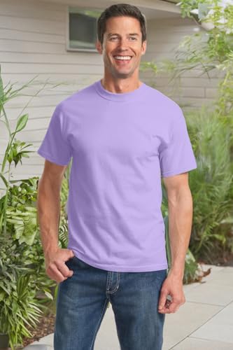 Port & Company Mens Tall Essential T-Shirt, Lavender, XXXX-Large Tall