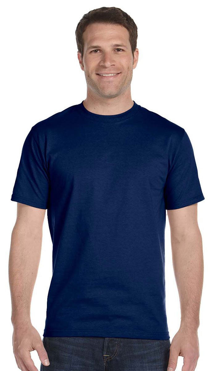Gildan Mens DryBlend 50 Cotton/50 Poly T-Shirt, XL, Navy