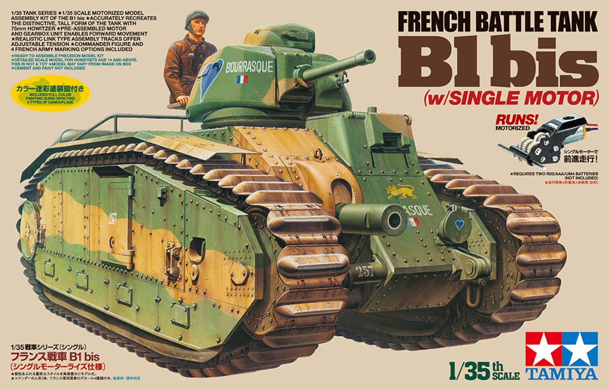 30058 1/35 French Battle Tank B1 bis w/Single Motor