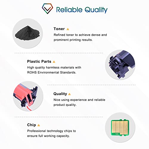 Cool Toner Compatible 30X CF230X Toner Cartridge Replacement for HP 30X 30A CF230X CF230A for HP Pro MFP M227fdw M203dw M227fdn M203dn M227sdn M203d M203 Printer Ink (Black, 2-Pack)