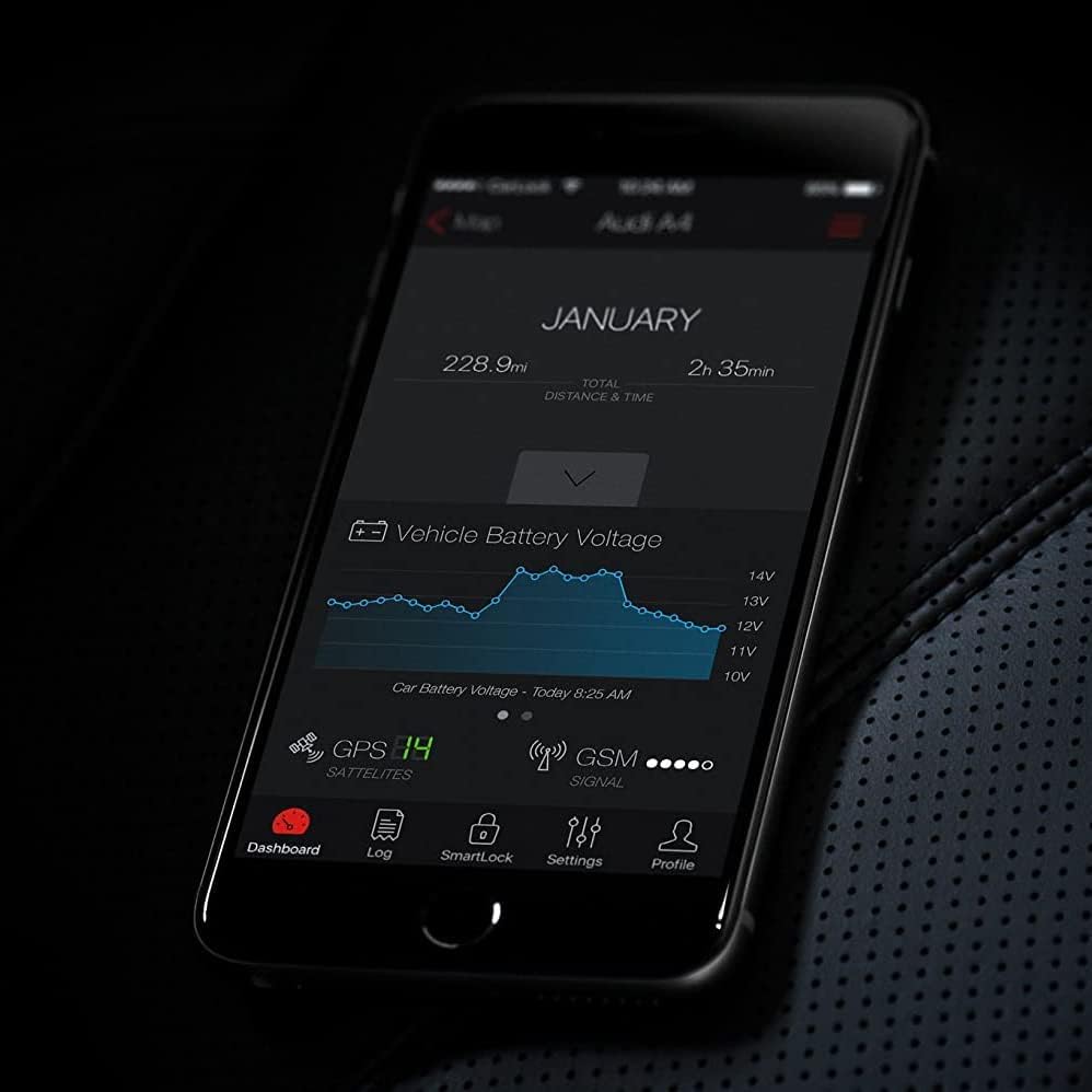 CARLOCK Anti Theft Car Device - Real Time 4G Car Tracker & Car Alarm System. Comes with Device & Phone App. Tracks Your Car in Real Time & Notifies You Immediately of Suspicious Behavior.OBD Plug&Play