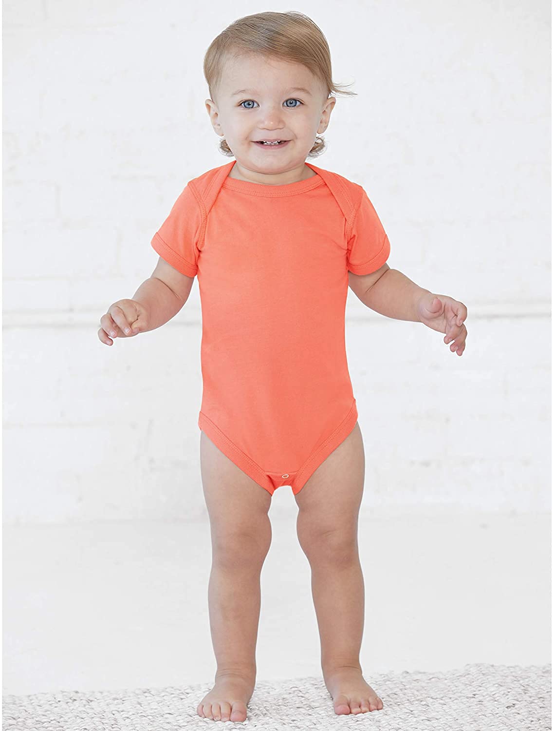 Rabbit Skins Infant Fine Cotton Jersey Lap-Shoulder Bodysuit - Turquoise - 12M
