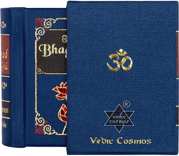 Bhagavad Gita Mini Book (H) (Foil Stamped, Miniature Sized 1.49 x 2.04", boxed)