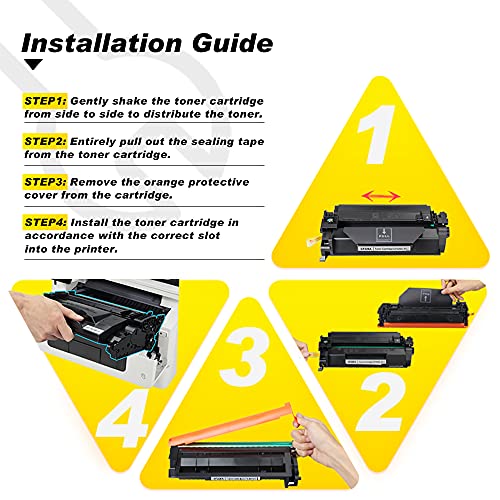 v4ink 2-Pack Compatible 26A Toner Cartridge Replacement for HP 26A 26X CF226A Toner Cartridge Black Ink for HP Pro M402n M402dn M402dne M402dw MFP M426fdn M426fdw M426dw M402 M426 Printer