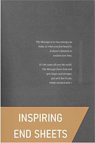 The Message Deluxe Gift Bible (Leather-Look, Brown/Saddle Tan): The Bible in Contemporary Language
